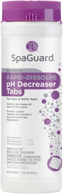 SpaGuard® Rapid-Dissolve pH Decreaser Tabs | Aqua Quip